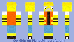 Bulldozer Builder Minecraft Skin