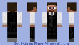 Suited Steve Minecraft Skin