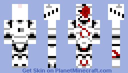 bullet wound storm trooper Minecraft Skin