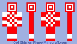 Bullseye Man! Minecraft Skin