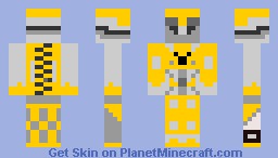 bumblebee transformers (standing) Minecraft Skin