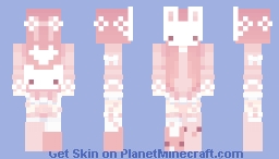 pink bunnie Minecraft Skin