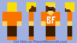 burnt face man Minecraft Skin