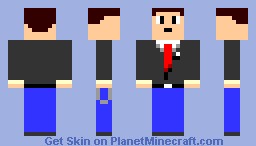 Business man Minecraft Skin