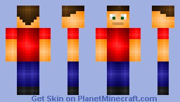 Shaded Red Shirt Minecraft Skin