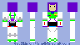 Buzz Lightyear Minecraft Skin