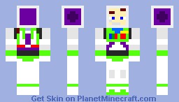 Buzz Lightyear Minecraft Skin