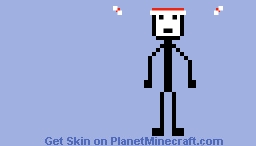 Santa stickman Minecraft Skin