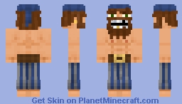 Drunk pirate Barabas Minecraft Skin