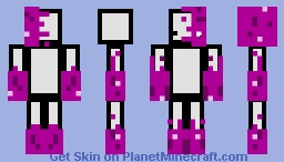 Corrupted block Minecraft Skin