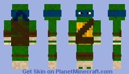 TMNT - Leo Minecraft Skin