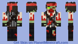 Zombie John Marston Minecraft Skin