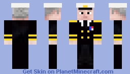 Russian admiral Minecraft Skin