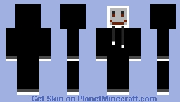 Creepy mask man (entity 111) Minecraft Skin
