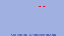 Red eyed Invisible Herobrine Minecraft Skin