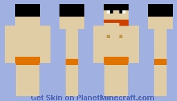 Mowgli tongue sticking out Minecraft Skin
