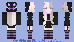 Purple demon Minecraft Skin
