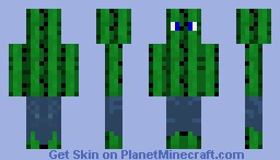 Cactus Man Minecraft Skin