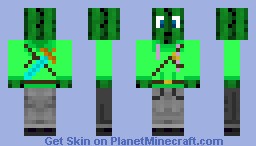 Cactus man Minecraft Skin