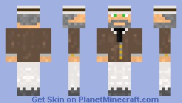 cactus canyon's mayor (3-D hat) Minecraft Skin