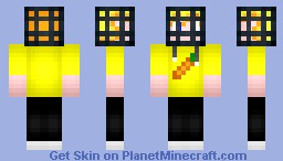 Caged Man/Me! Minecraft Skin