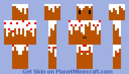 cake man Minecraft Skin