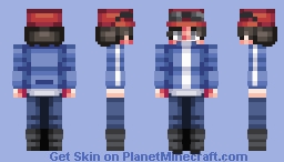 Pokemon XY Calem Minecraft Skin