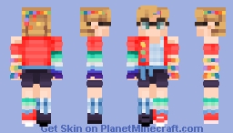 CamBam MCC Pride 2025 Red Rabbits Minecraft Skin