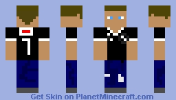 Camisa Vasco Minecraft Skin