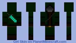 Camoflague Rogue (Diamond Sword) Minecraft Skin