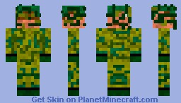 Camouflage Skin Minecraft Skin