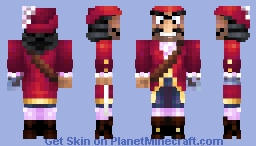 captain hook Minecraft Skin