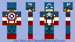 Captain America (HD VERSION) Minecraft Skin