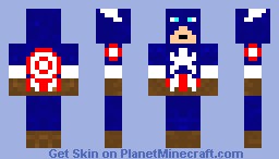 captain america Minecraft Skin
