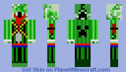captain creeper Minecraft Skin