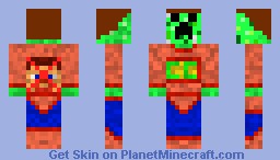captain creeper Minecraft Skin