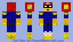 Captain falcon Minecraft Skin
