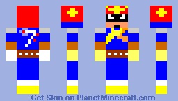 Captain Falcon Minecraft Skin