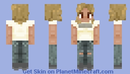 Captain Marvel grunge outfit Minecraft Skin