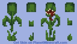 Carnivorous Plant (Bedrock) Minecraft Skin