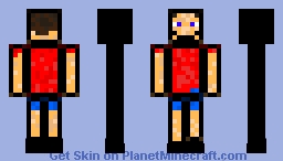 my minecraft skin but cartoon Minecraft Skin