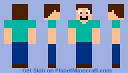 Cartoon Minecraft Human Minecraft Skin