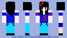 Casual Snow White Minecraft Skin