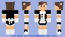 Cat Maid X33N Minecraft Skin