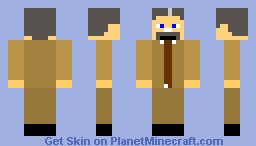 Cave Johnson Minecraft Skin