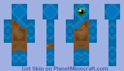Rare One Eyed Blue Cave Monster (contest) Minecraft Skin
