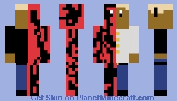 Half corrupted skin Minecraft Skin