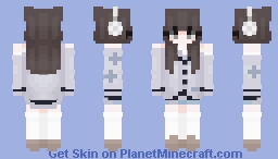 girl w/ cardigan Minecraft Skin