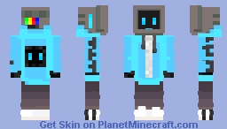 Cyan loggy Minecraft Skin