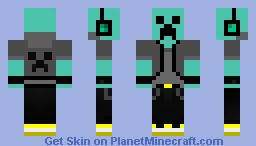 Cool Creeper Minecraft Skin